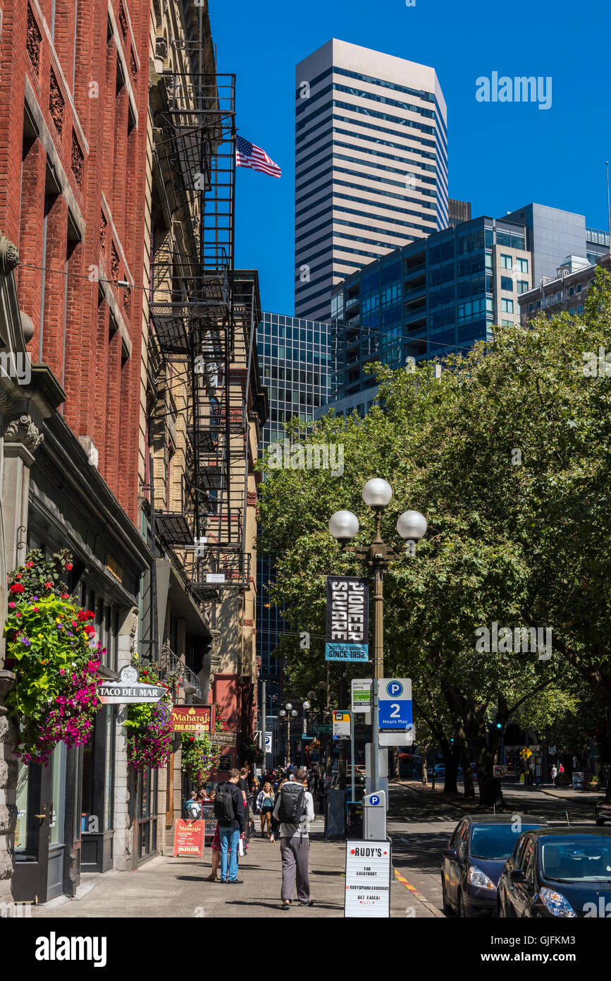 Pioneer square -Fotos und -Bildmaterial in hoher Auflösung – Alamy