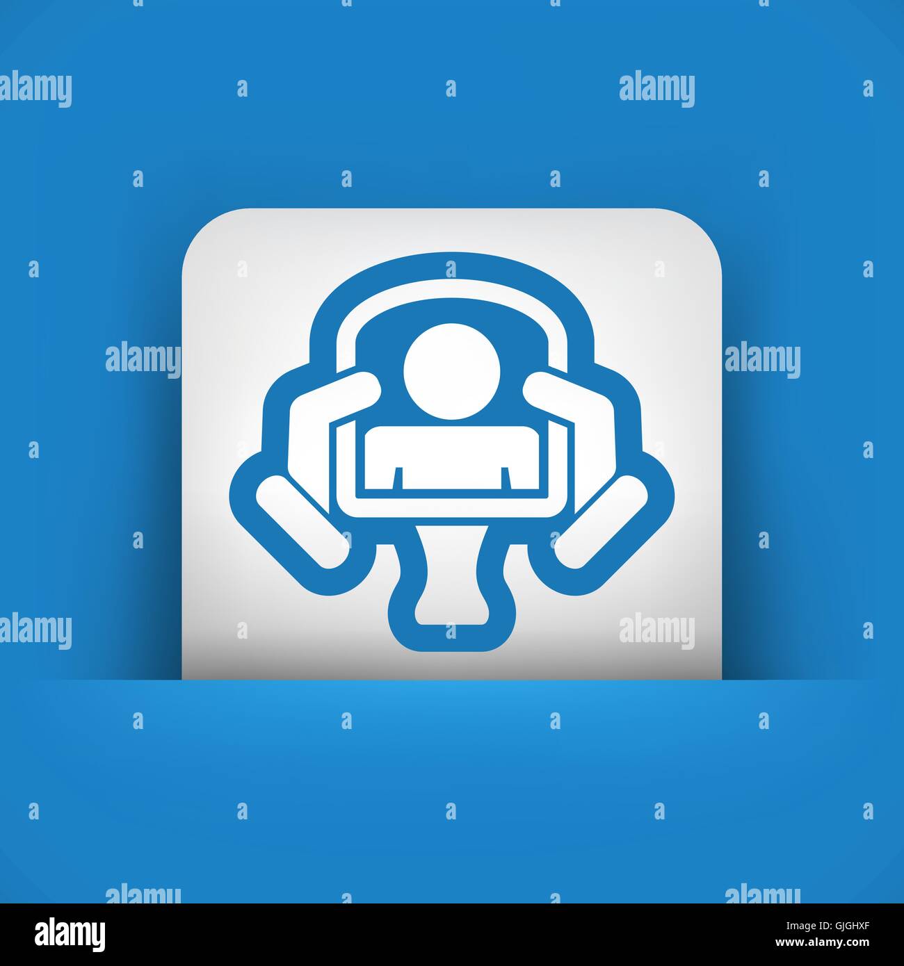 Handspiegel halten Stock-Vektorgrafiken kaufen - Alamy