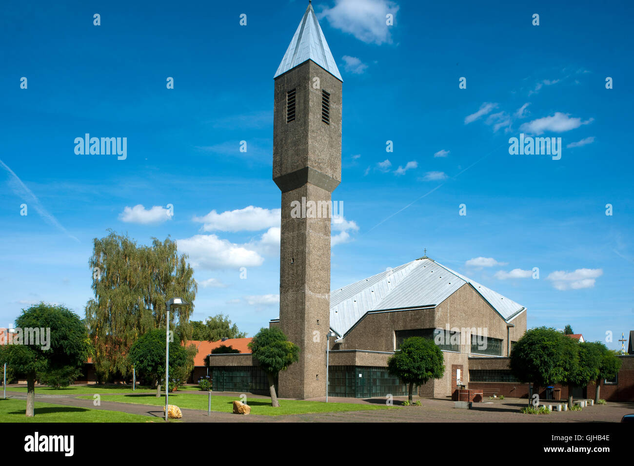 Deutschland, NRW, BRD, Brühl, Kirche St. Stephan. Der verschafft Für ...