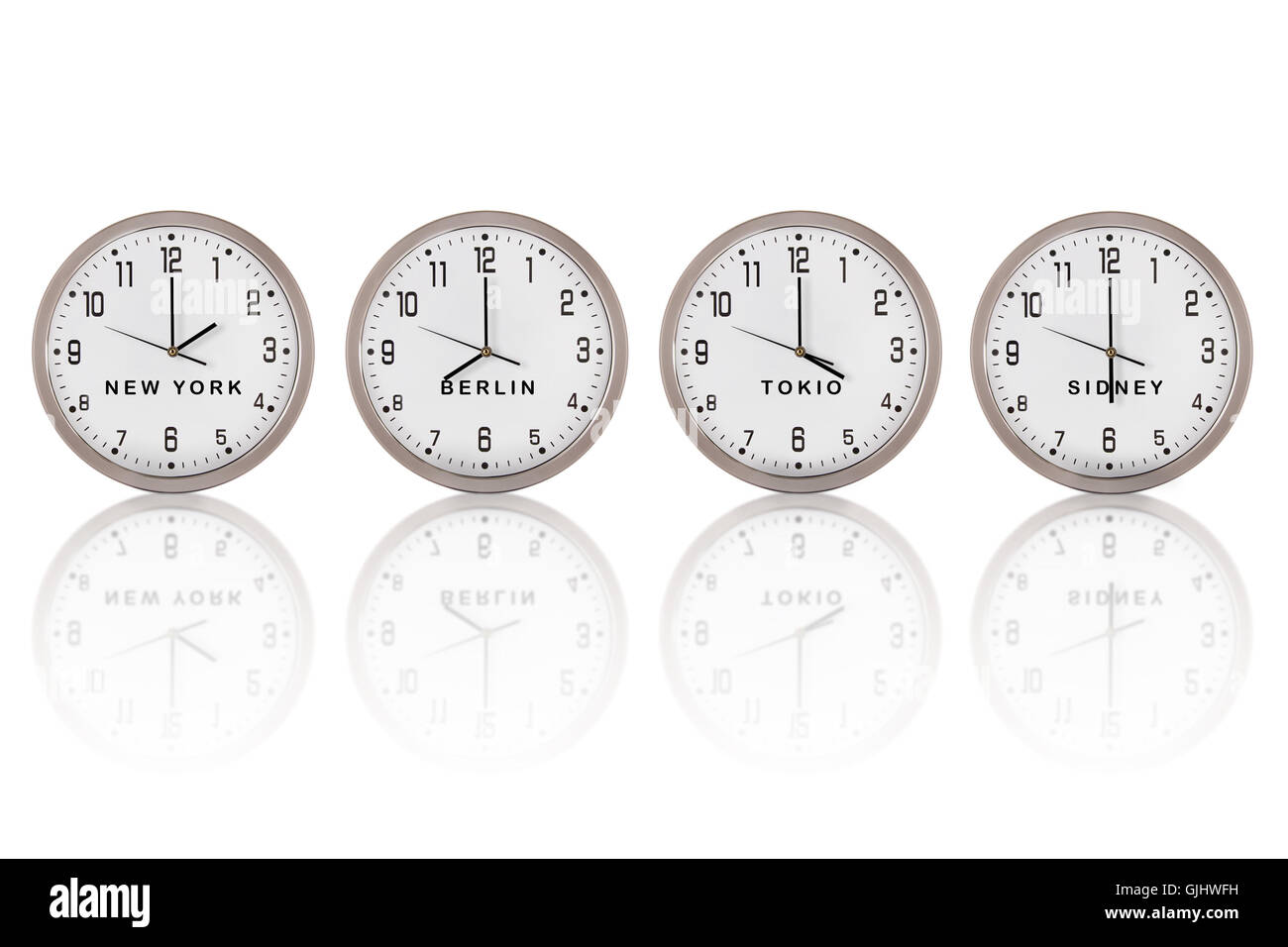 Uhr Mit Erde Stockfotos und -bilder Kaufen - Alamy