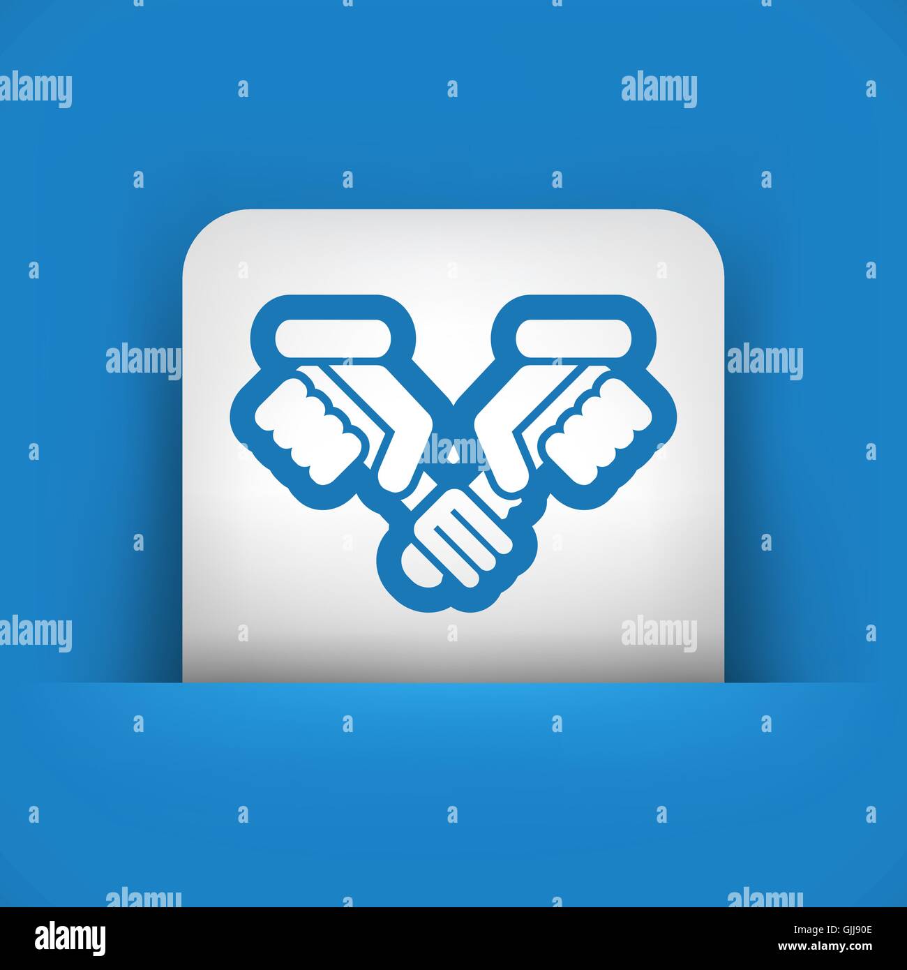 Besteck halten Stock-Vektorgrafiken kaufen - Alamy