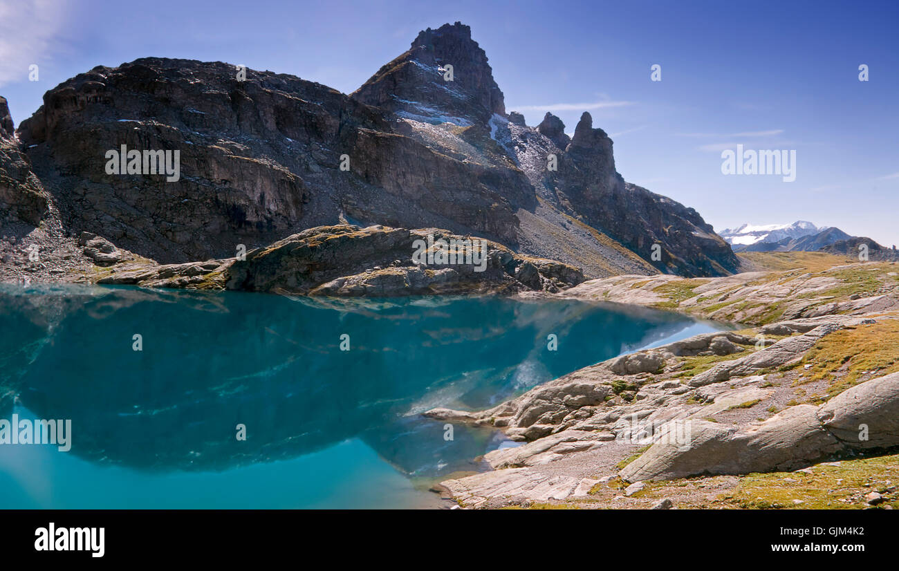 Alpen der Schweiz Bergsee Stockfotografie - Alamy