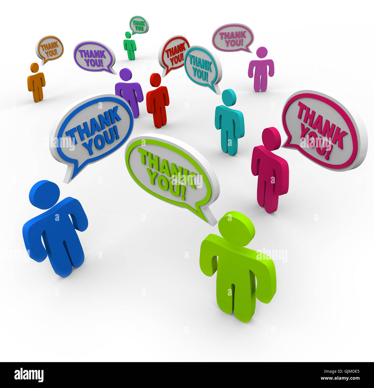 Vielen Dank - wertschätzende Menschen einander zu danken ...