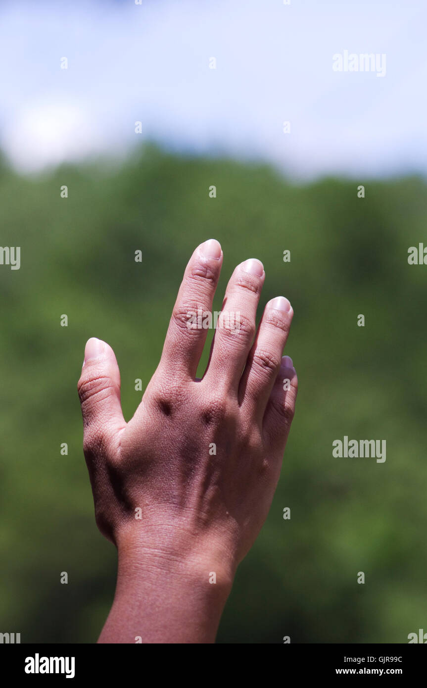 Geben oder ausstrecken -Fotos und -Bildmaterial in hoher Auflösung – Alamy