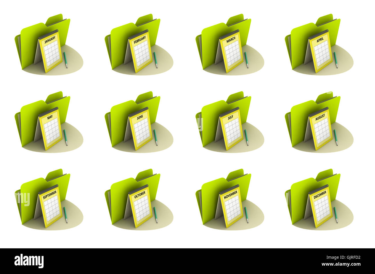 Symbol monat -Fotos und -Bildmaterial in hoher Auflösung – Alamy