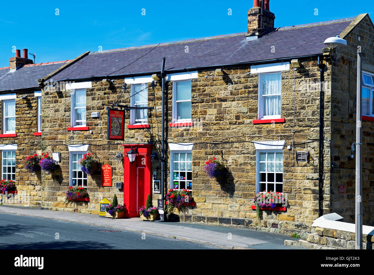 Eiche-Rad-Pub, Restaurant und Bett & Frühstück im Dorf Burniston, in ...