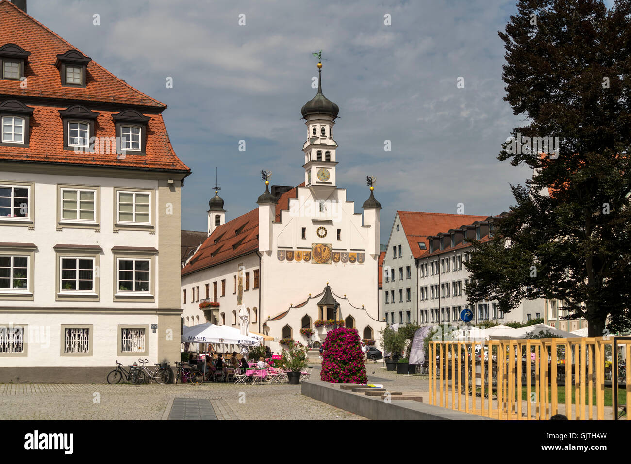 Rathaus in Kempten, Allgäu, Bayern, Deutschland Stockfotografie - Alamy