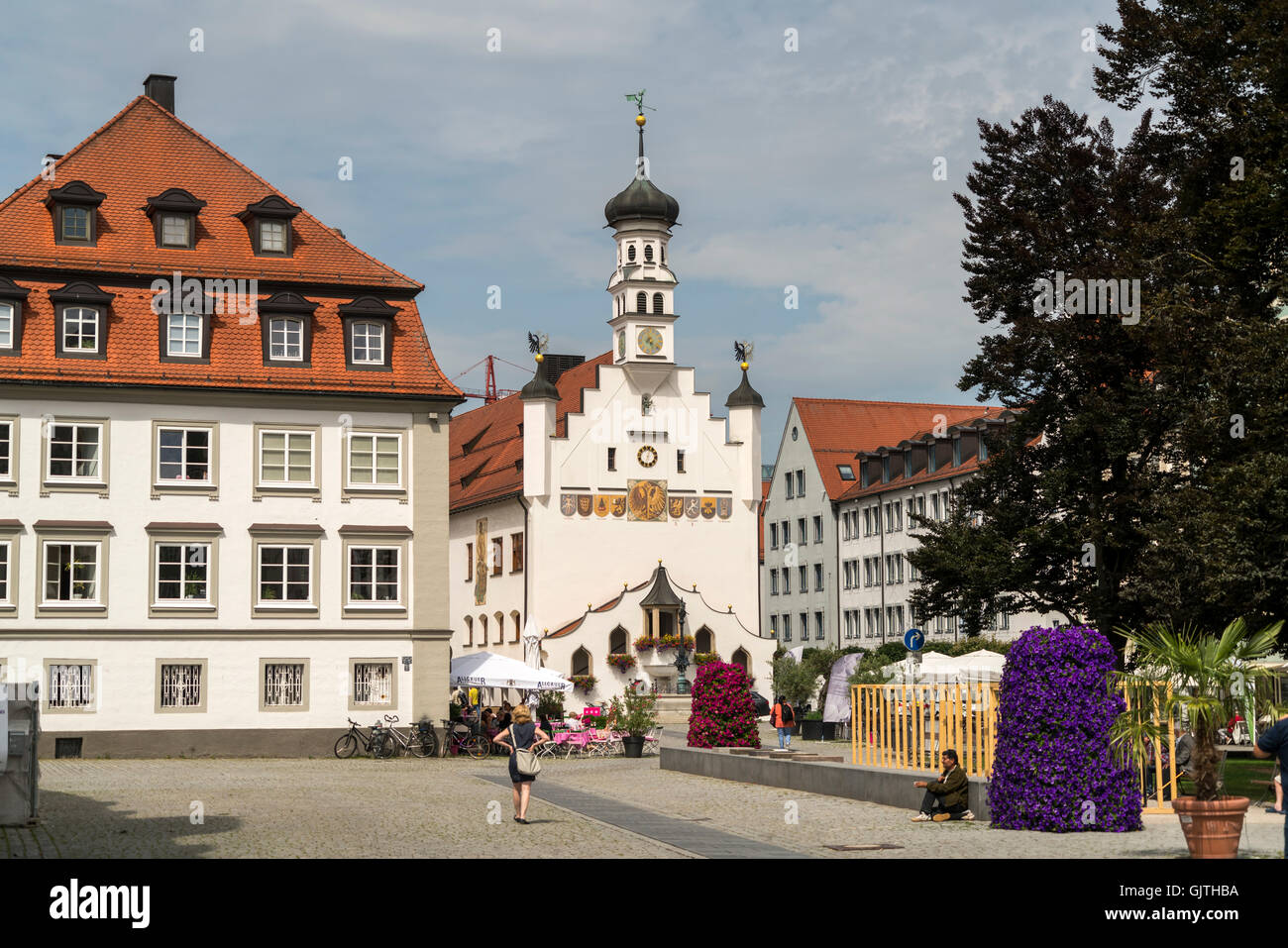 Rathaus in Kempten, Allgäu, Bayern, Deutschland Stockfotografie - Alamy