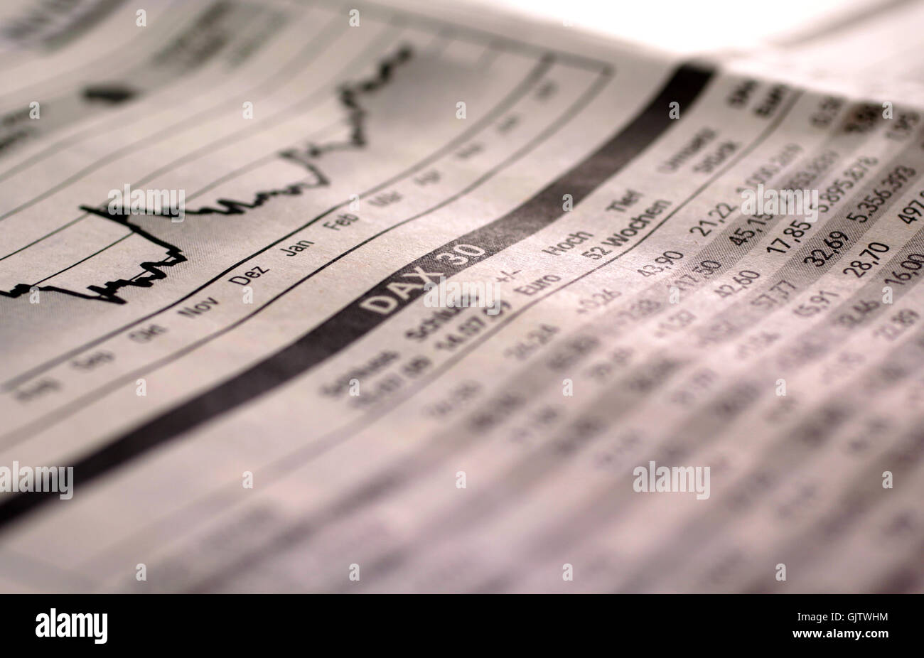 Fallende aktien -Fotos und -Bildmaterial in hoher Auflösung – Alamy