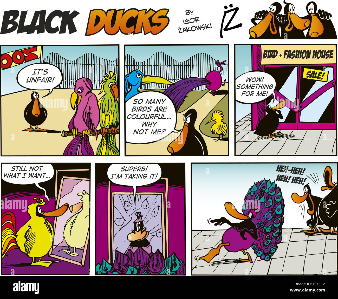 Comic strip walk -Fotos und -Bildmaterial in hoher Auflösung – Alamy