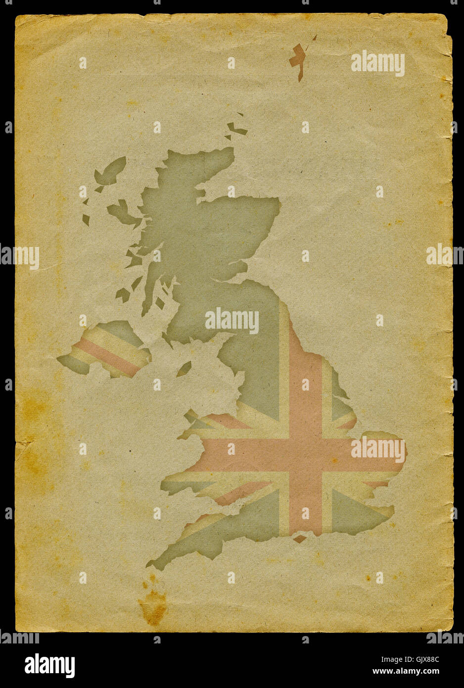 Old uk map -Fotos und -Bildmaterial in hoher Auflösung – Alamy