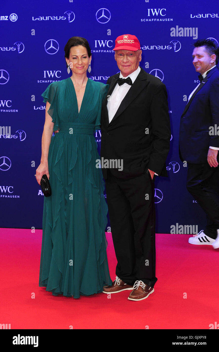 Laureus World Sports Awards bei der Messe Berlin mit: Birgit Wetzinger ...