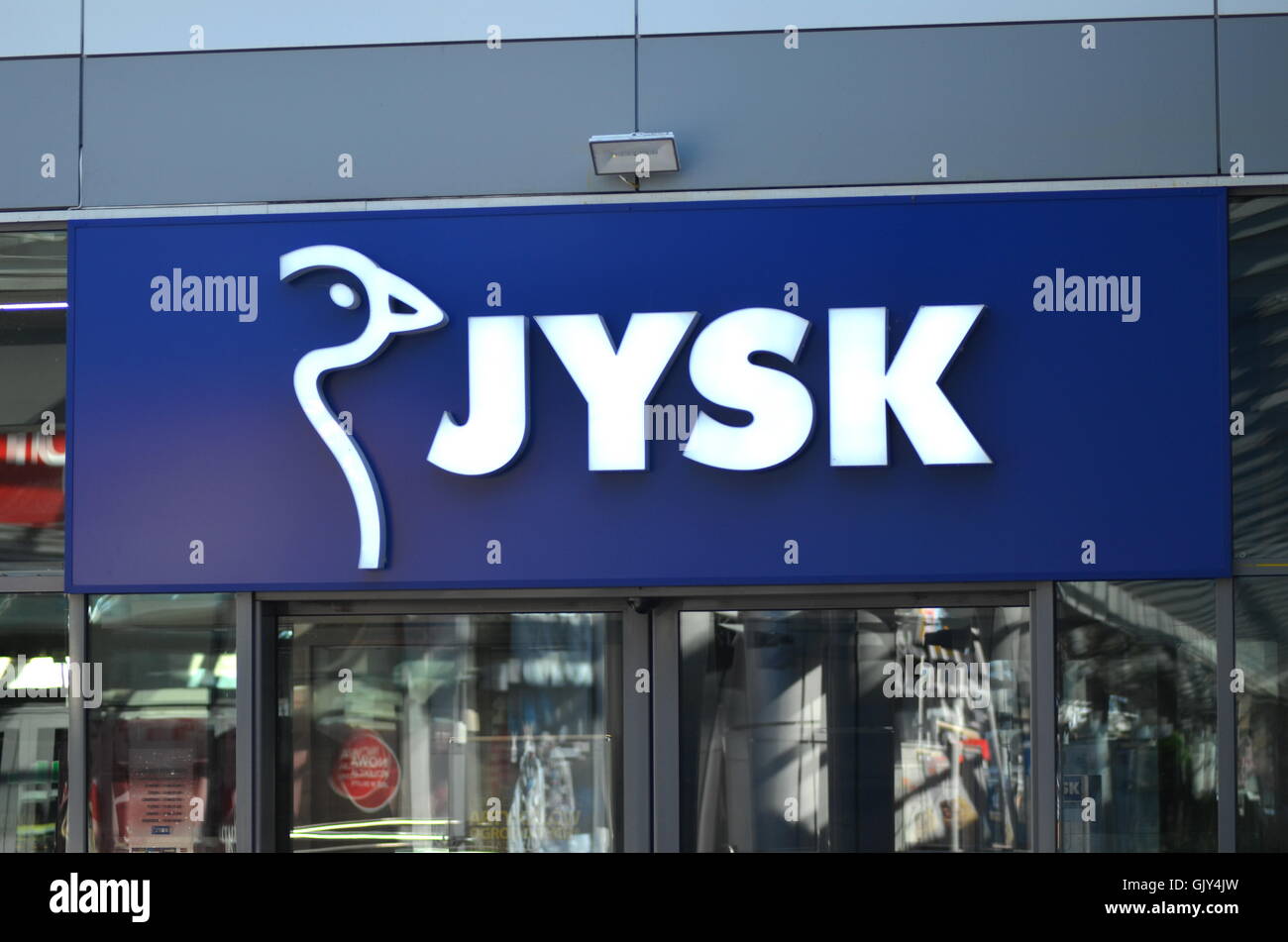 Jysk logo -Fotos und -Bildmaterial in hoher Auflösung – Alamy