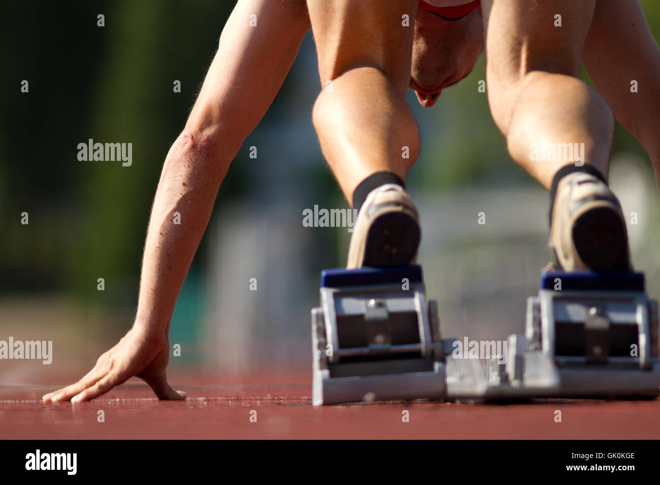 Sprint Start Feet Stockfotos und -bilder Kaufen - Alamy