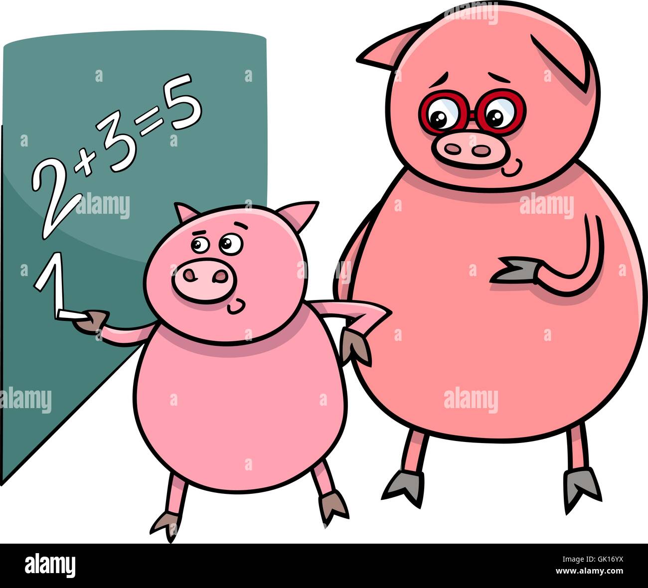 Rechnen cartoon -Fotos und -Bildmaterial in hoher Auflösung – Alamy