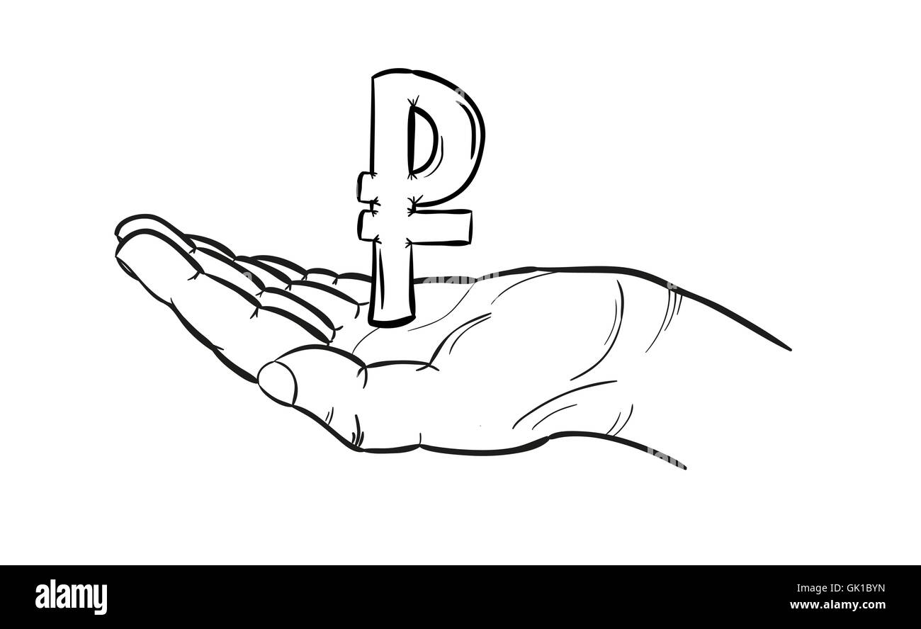 Rubelzeichen symbol symbol Stock-Vektorgrafiken kaufen - Alamy