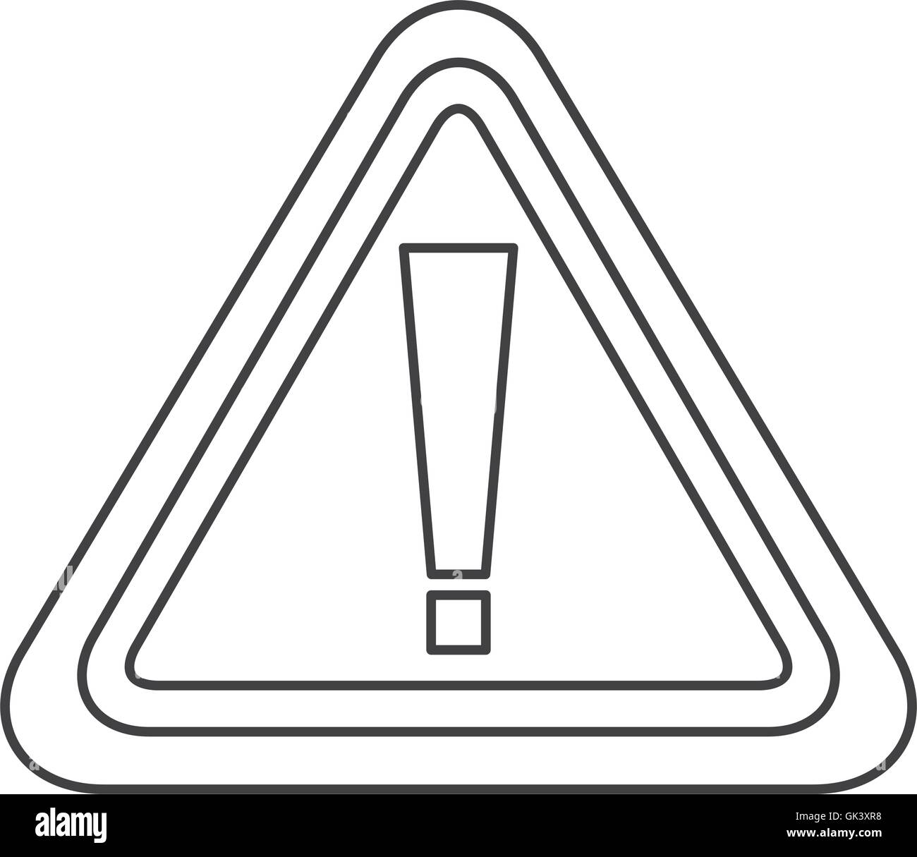 Warnsymbole symbol ratschlag gefahr Stock-Vektorgrafiken kaufen - Alamy