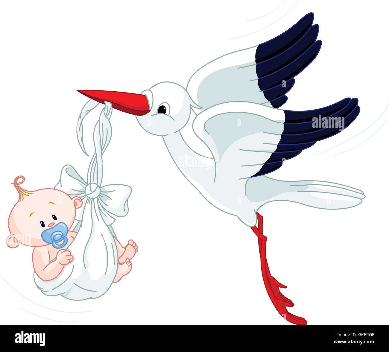 Storch, der baby liefert -Fotos und -Bildmaterial in hoher Auflösung ...