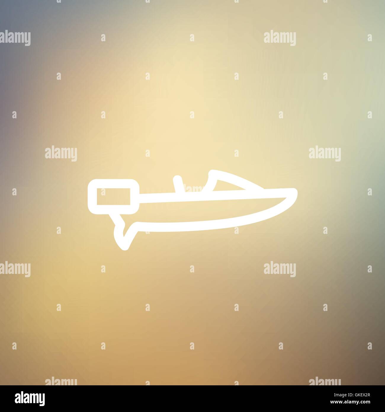 Motorboot zeichnung Stock-Vektorgrafiken kaufen - Alamy