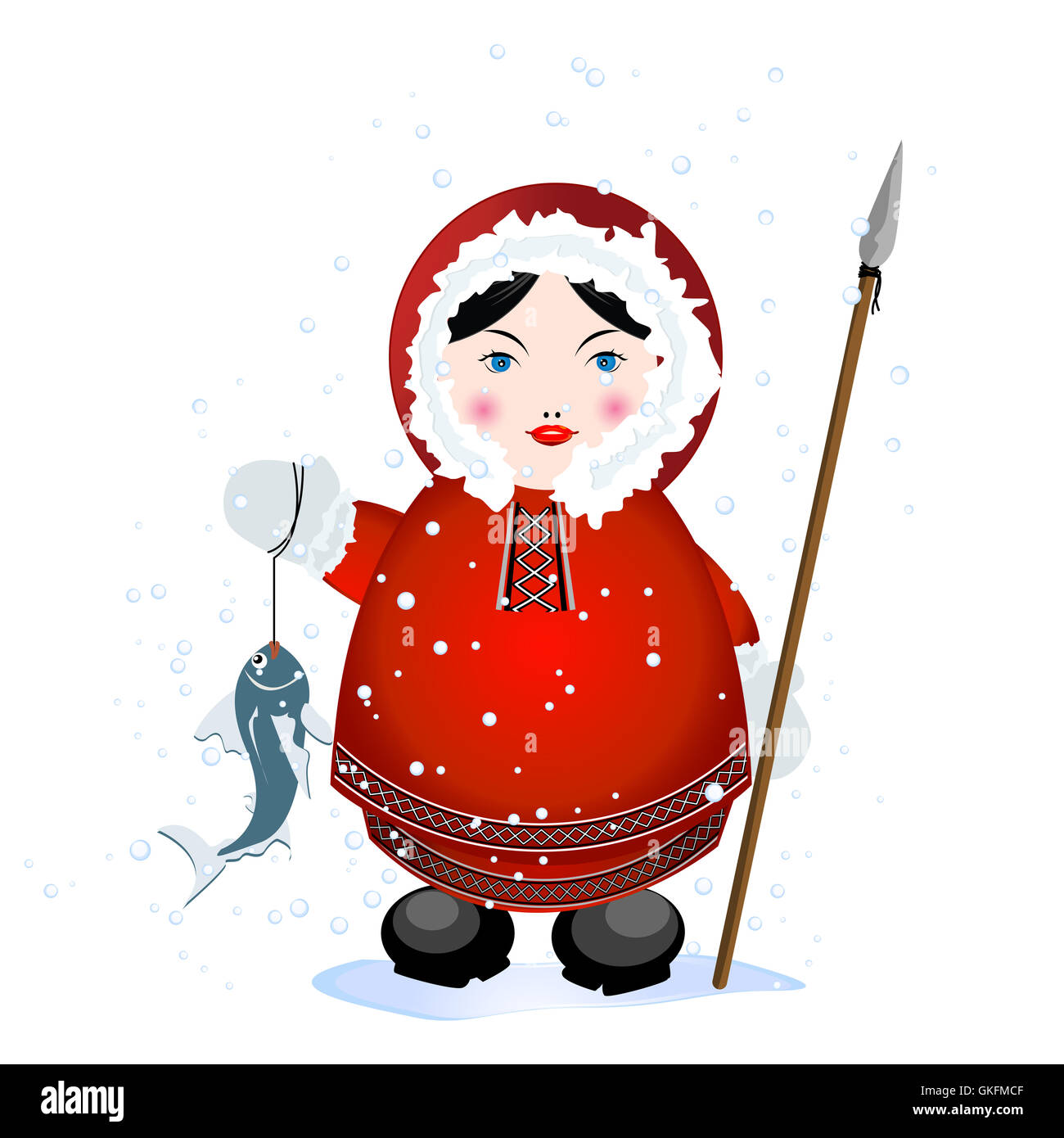 Cartoon Inuit Stockfotos und -bilder Kaufen - Alamy
