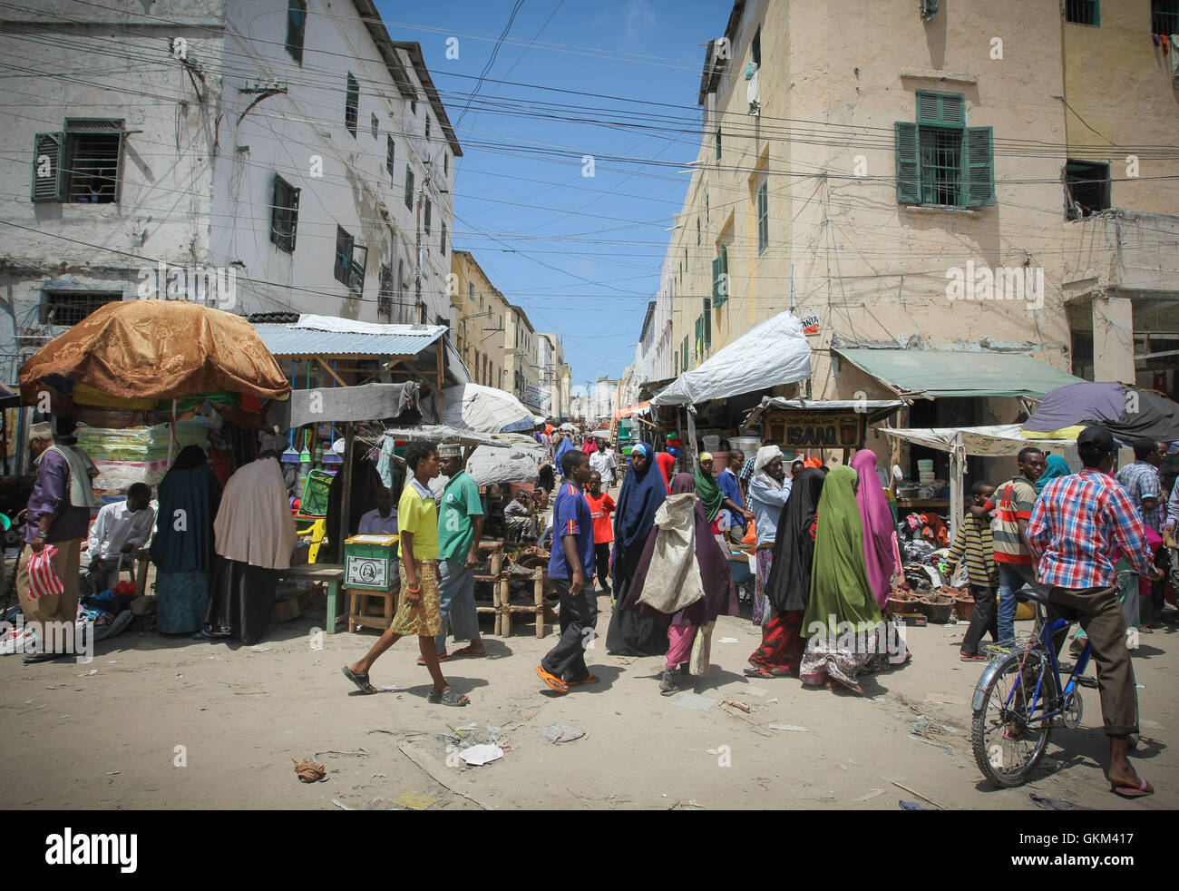 SOMALIA, Mogadischu: Ein Foto aufgenommen und veröffentlicht von der ...