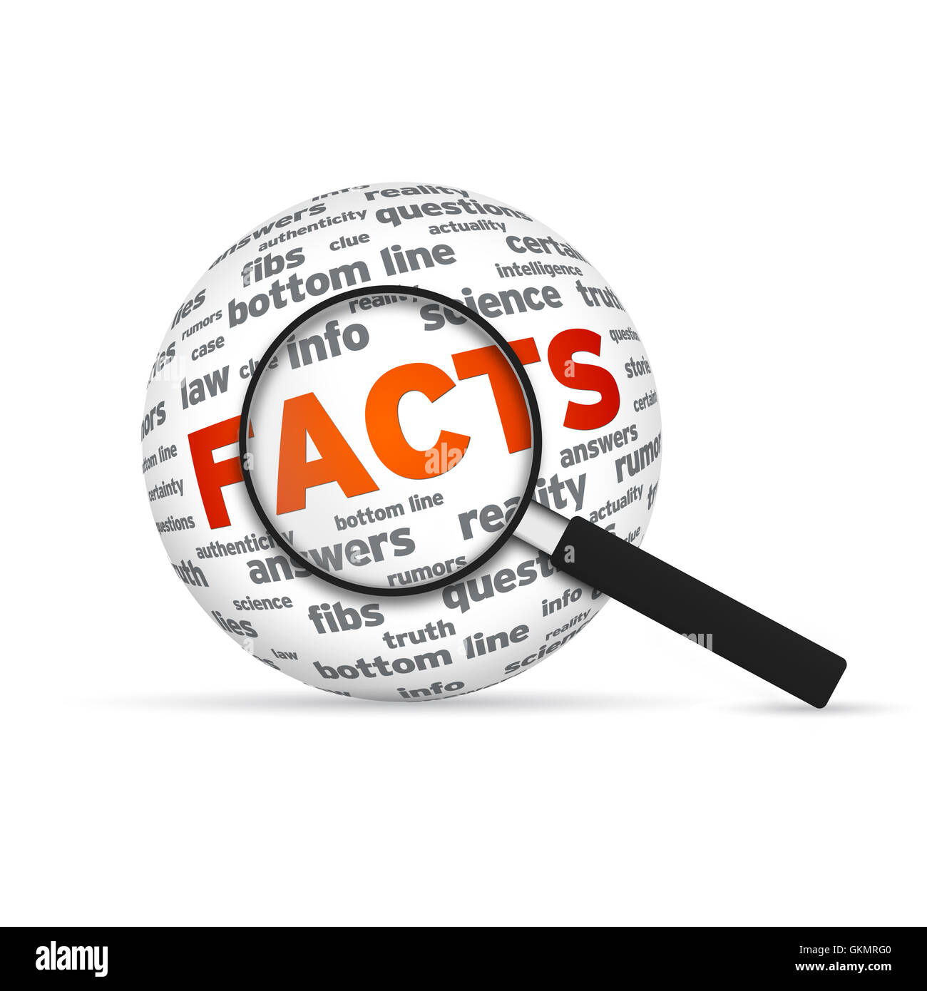 Mythen oder fakten Ausgeschnittene Stockfotos und -bilder - Alamy