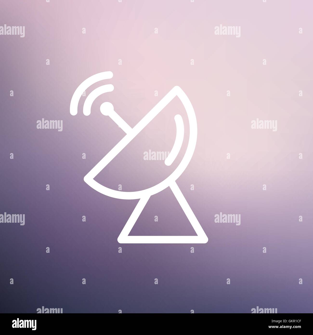 Satelliten liniensymbol Stockfotos und -bilder Kaufen - Alamy