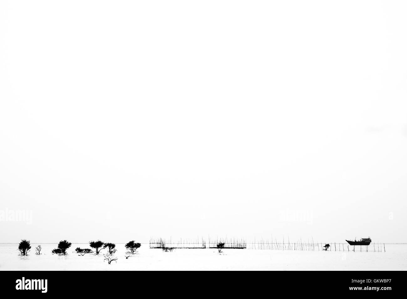 Qeshm insel Schwarzweiß-Stockfotos und -bilder - Alamy