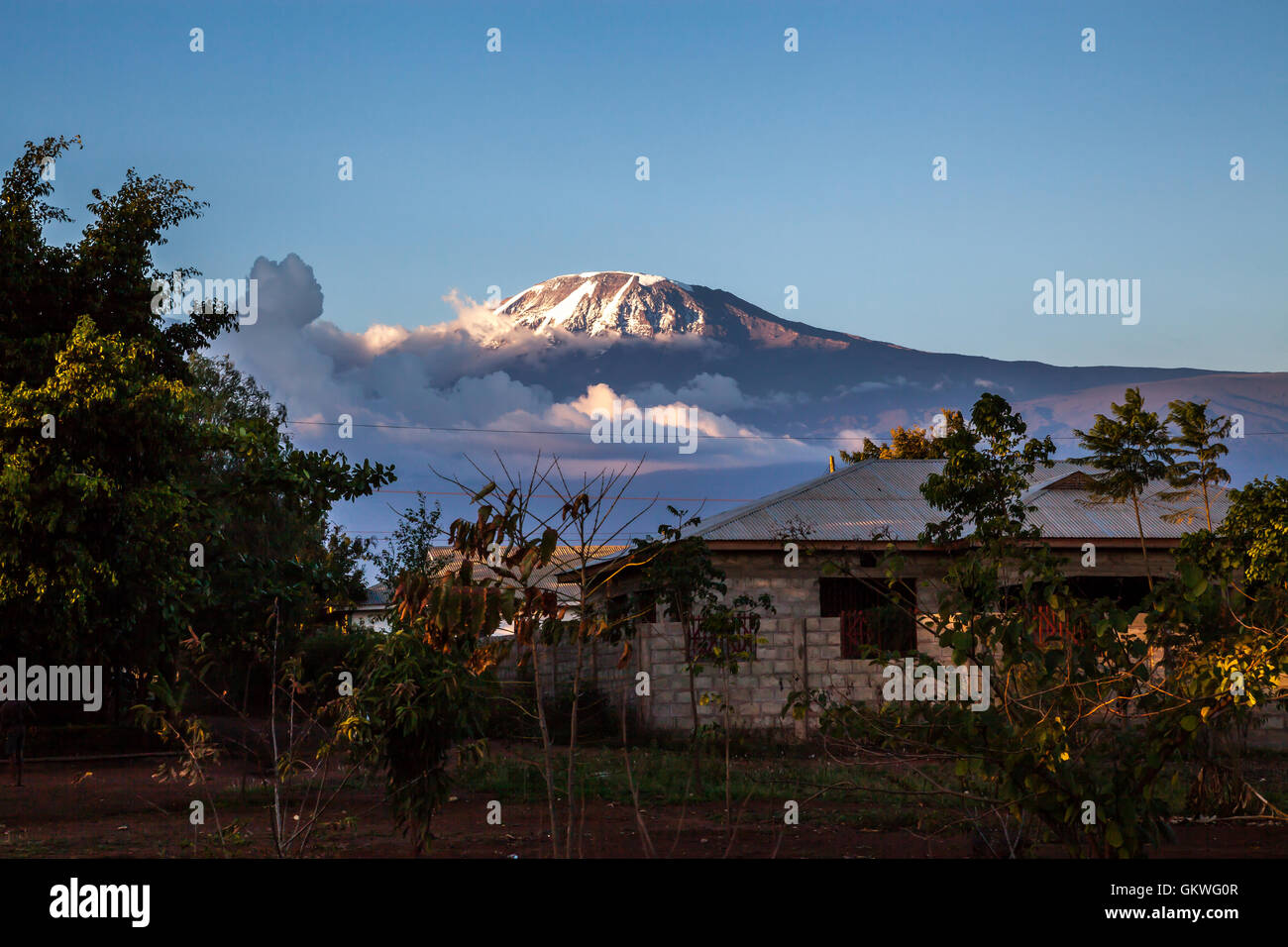 Mount Kilimanjaro Moshi Tanzania Africa Stockfotos und -bilder Kaufen ...