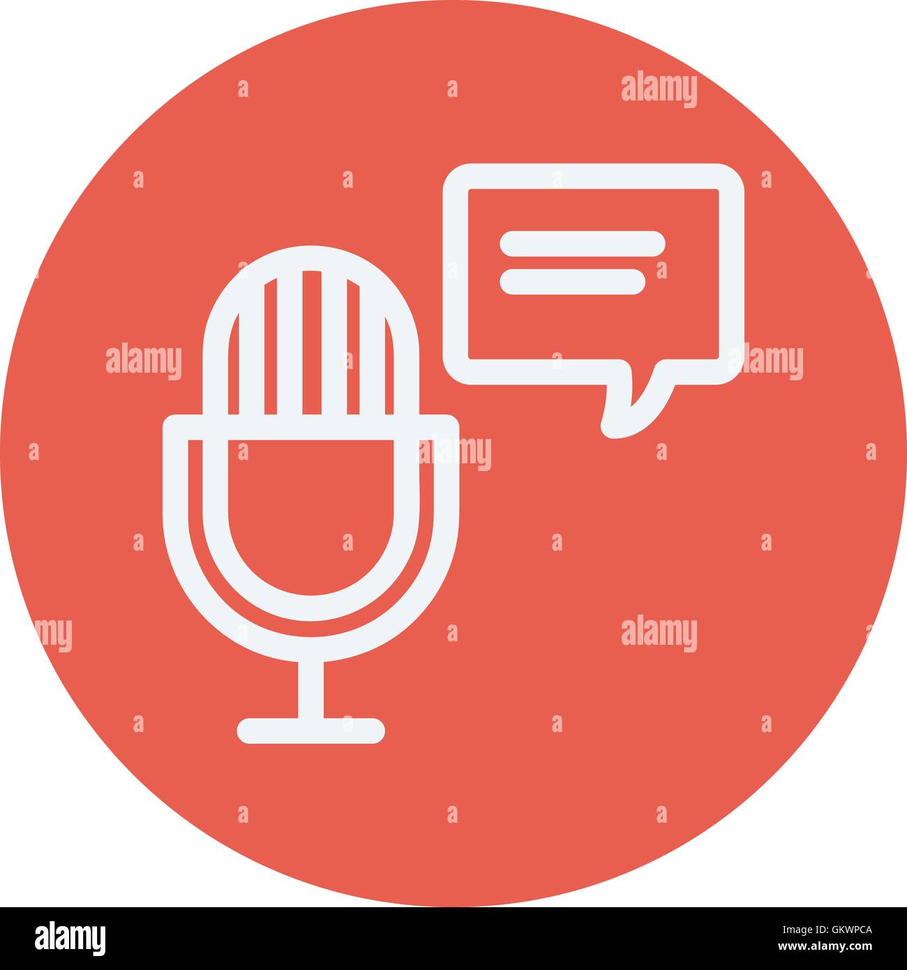 Radio reporter Stock-Vektorgrafiken kaufen - Alamy