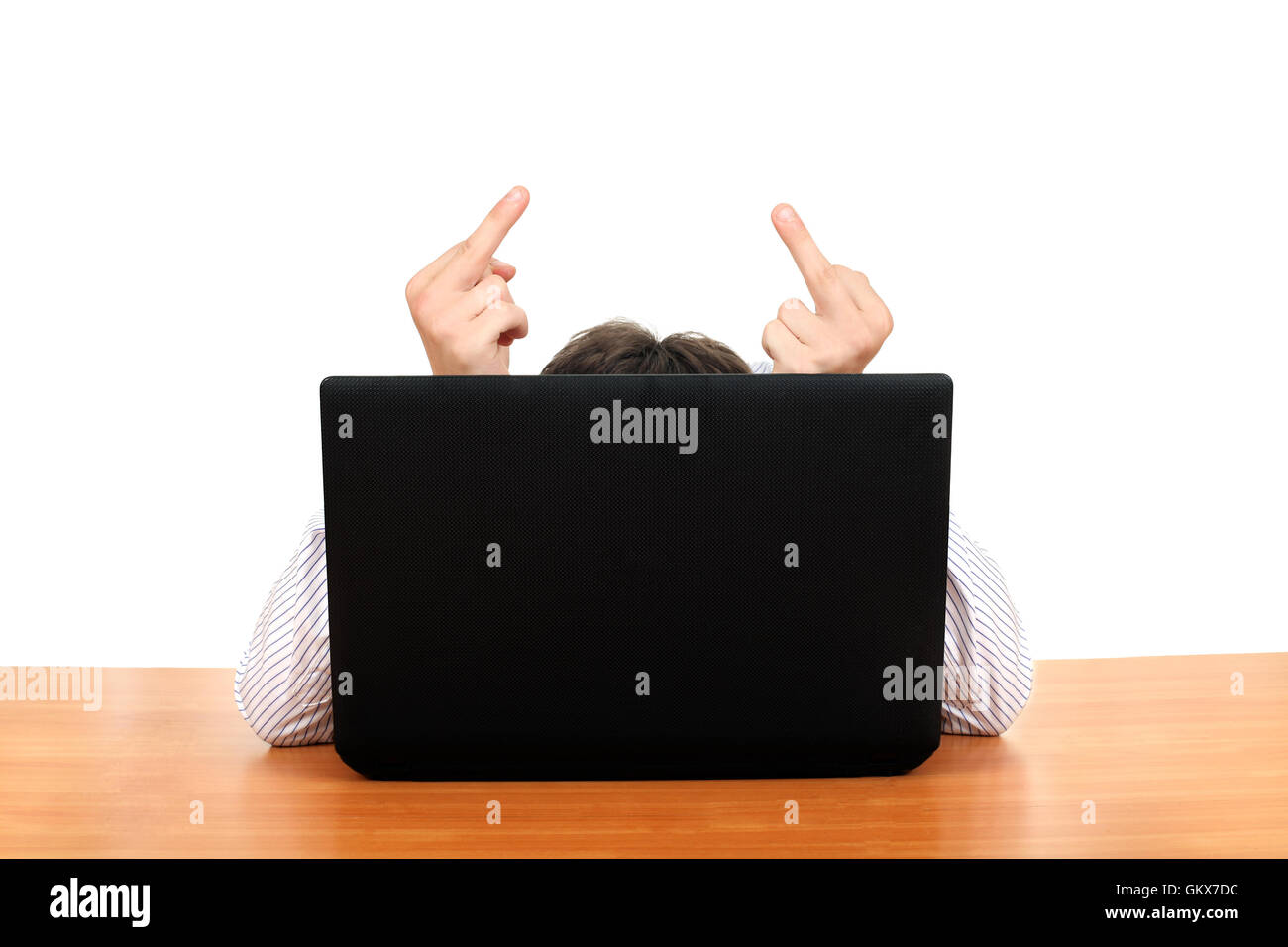 Mittelfinger nach oben -Fotos und -Bildmaterial in hoher Auflösung – Alamy