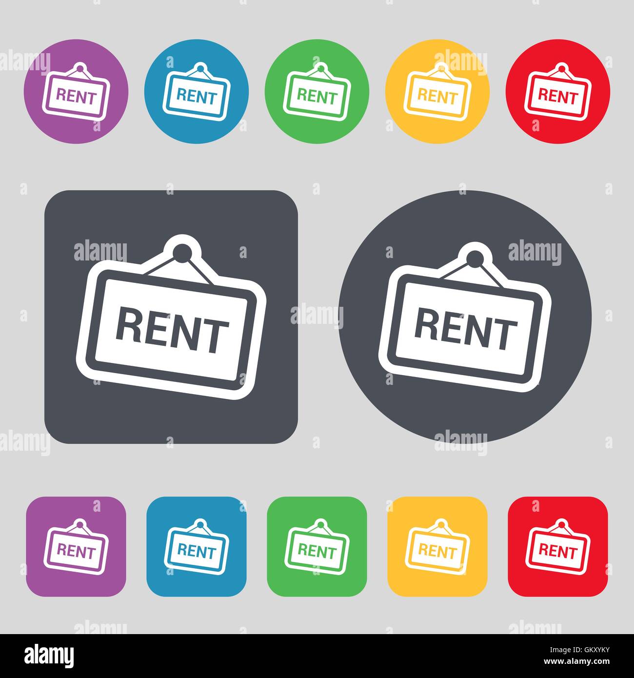 Eine wohnung mieten Stock-Vektorgrafiken kaufen - Alamy