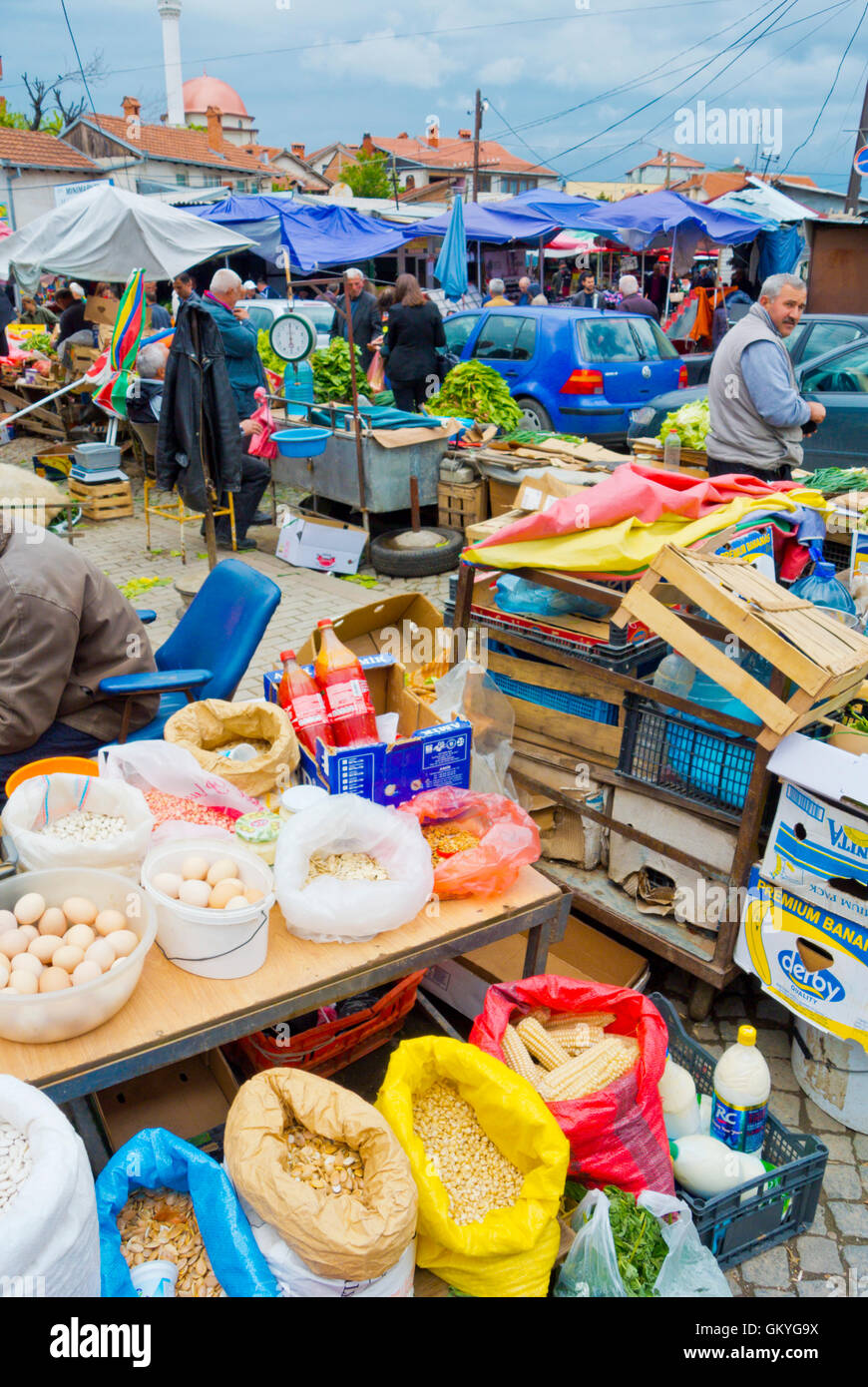 Tregu ich Vjeter, alten Gemüsemarkt, Pristina, Kosovo Stockfotografie ...