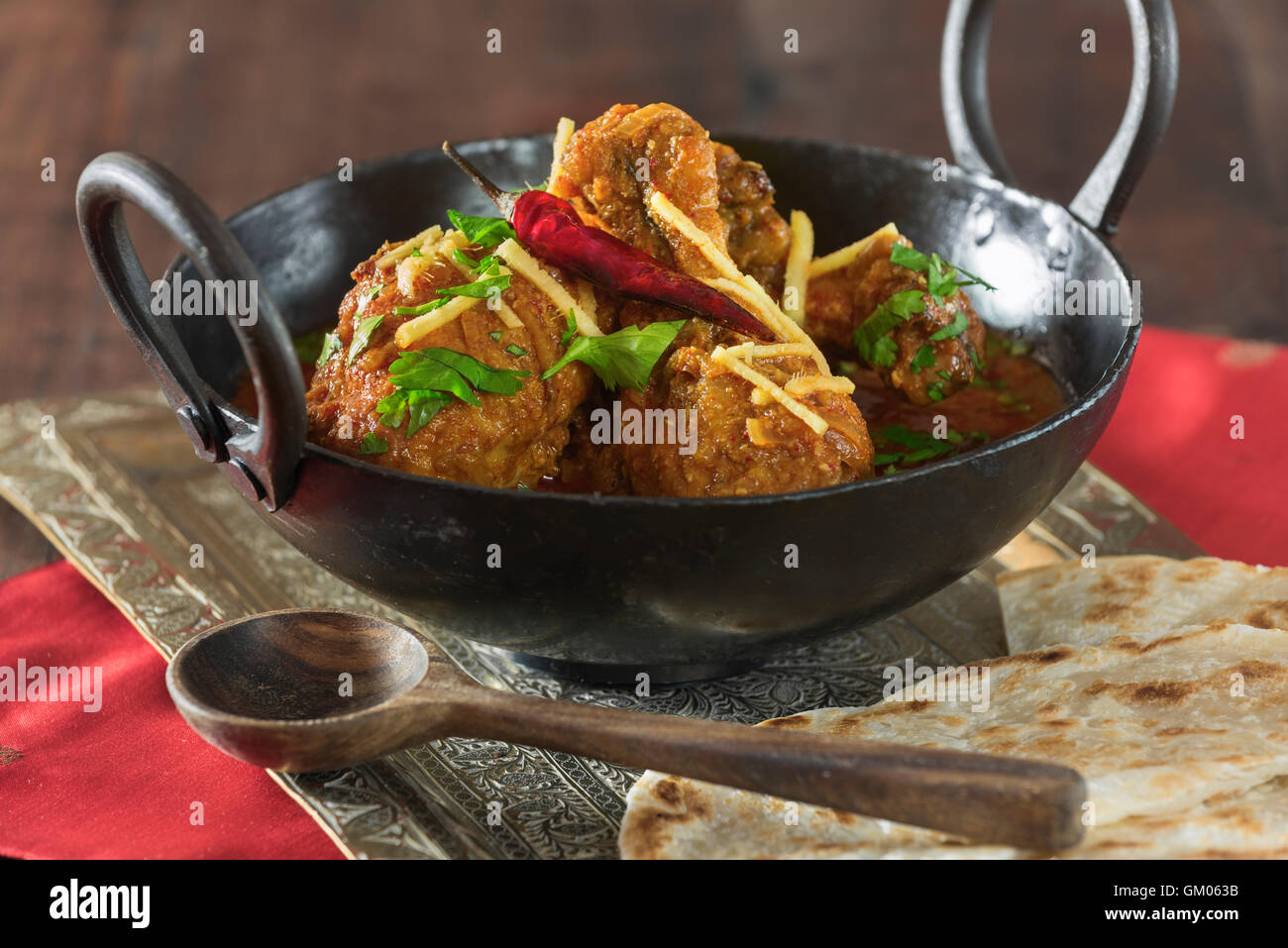 Kadai Huhn. Karahi Murgh. Essen-Indien-Pakistan Stockfotografie - Alamy
