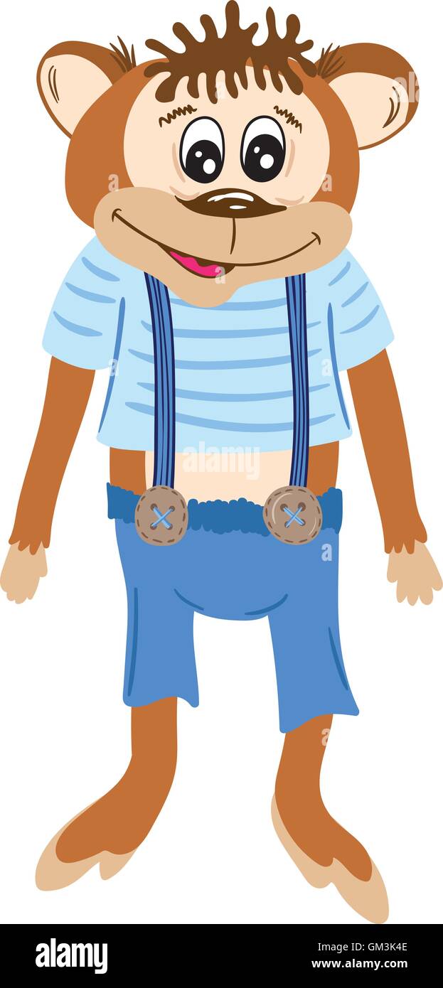 Affe illustration Stock-Vektorgrafiken kaufen - Alamy