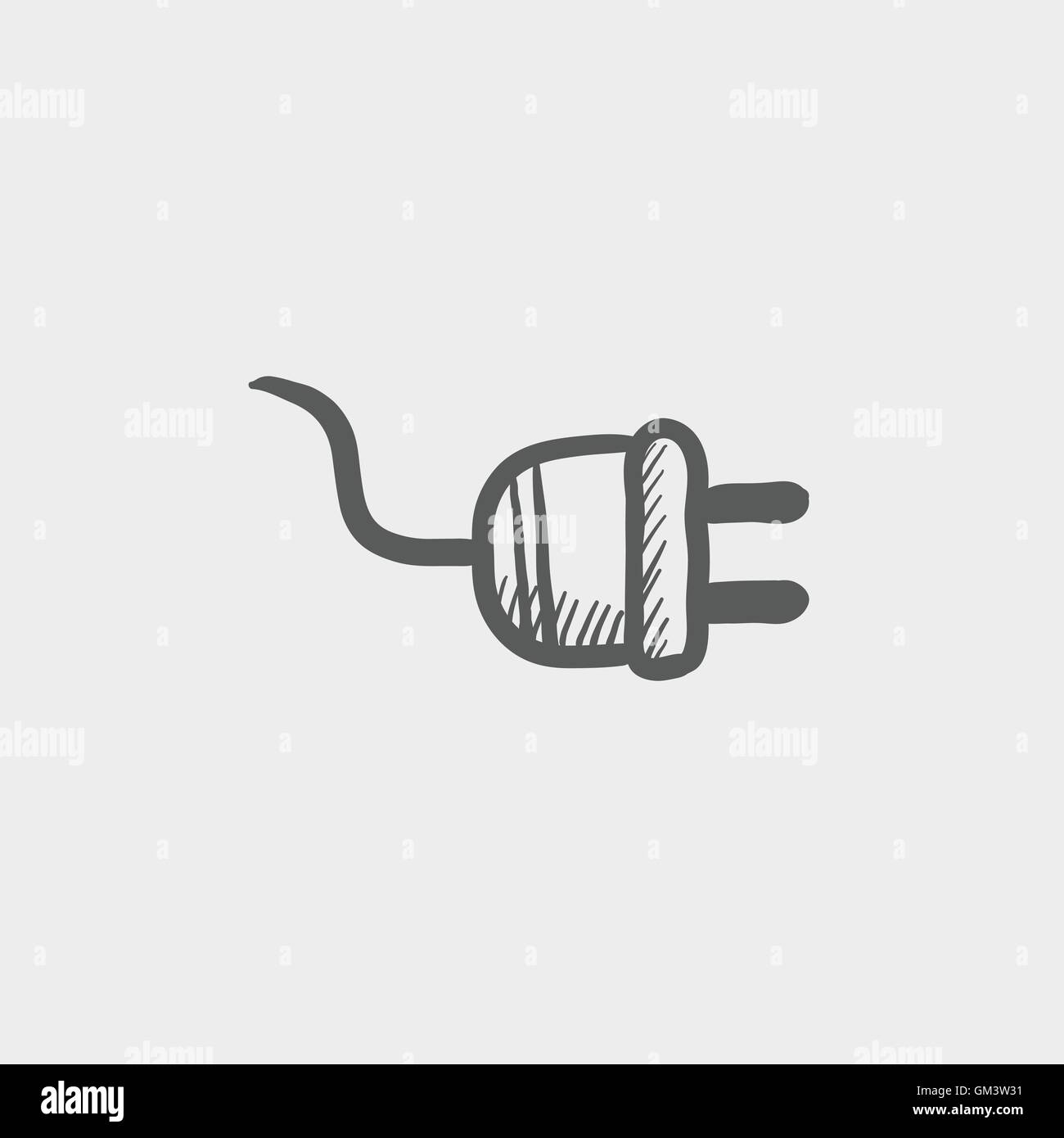 Skizze stecker Stock-Vektorgrafiken kaufen - Alamy