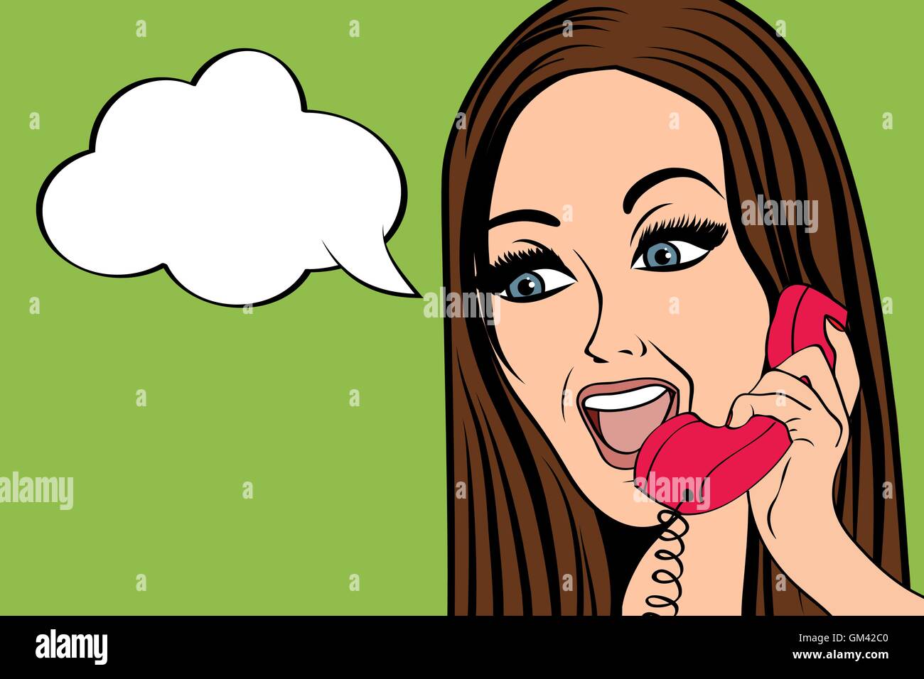Frau Pop Art Vektor Illustration Stock Vektorgrafiken Kaufen Seite 2