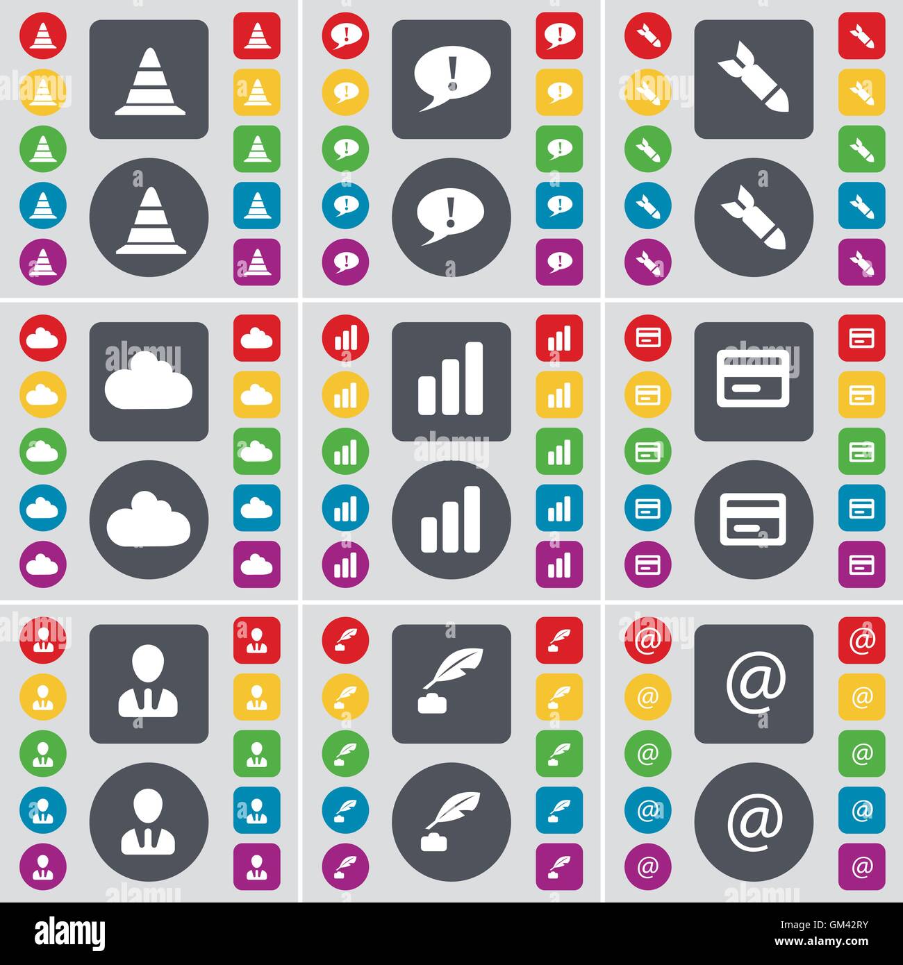 Wolke diagramm Stock-Vektorgrafiken kaufen - Alamy