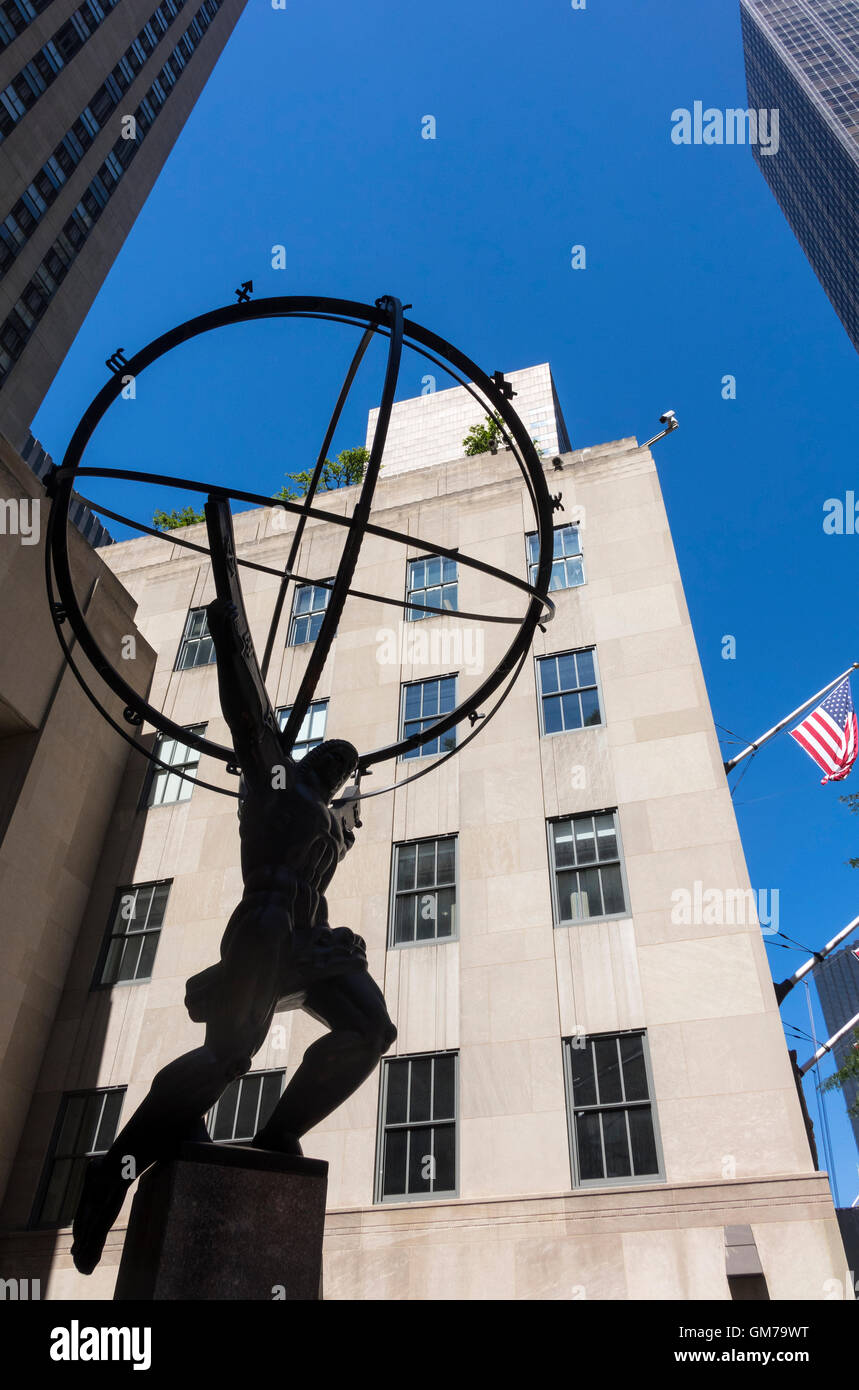 Atlas Statue Stockfotos & Atlas Statue Bilder - Alamy