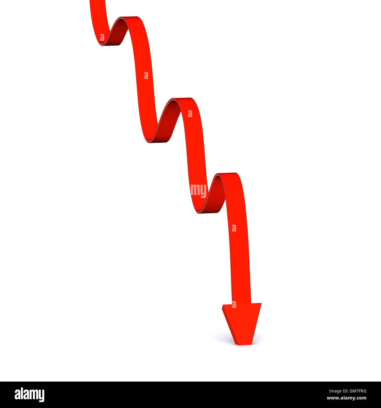 Falling graph -Fotos und -Bildmaterial in hoher Auflösung – Alamy