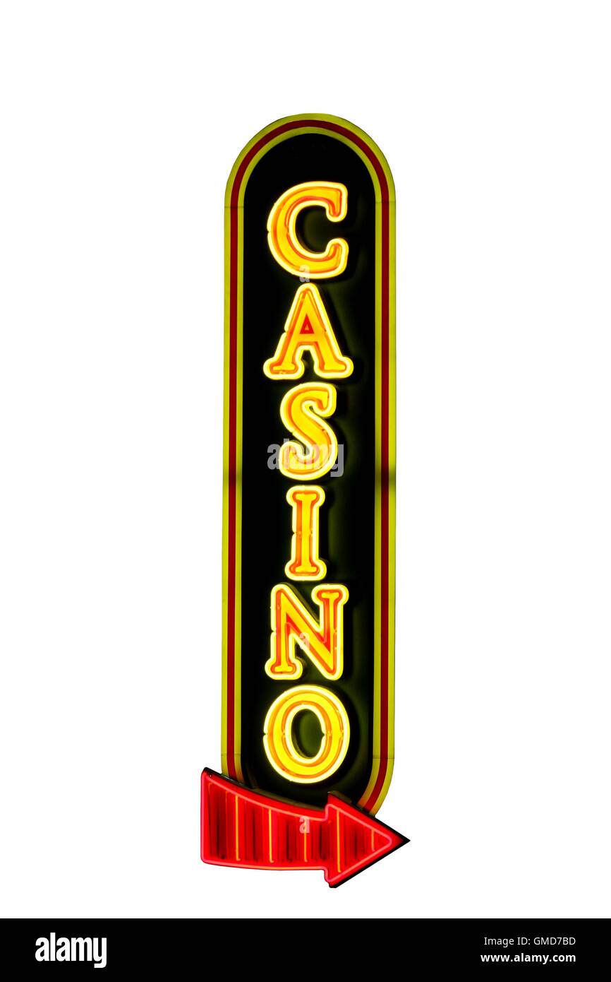 Helle lichter neon sign signage Ausgeschnittene Stockfotos und -bilder ...