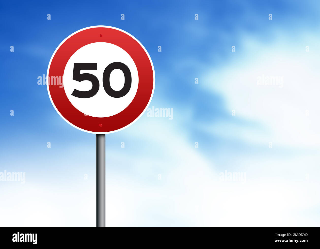 Speed limit 50 km h -Fotos und -Bildmaterial in hoher Auflösung – Alamy