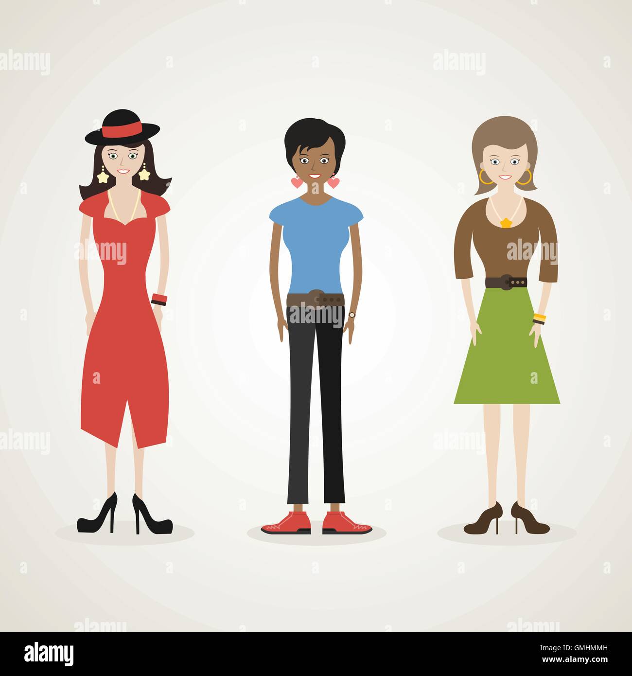 Real character Stock-Vektorgrafiken kaufen - Alamy