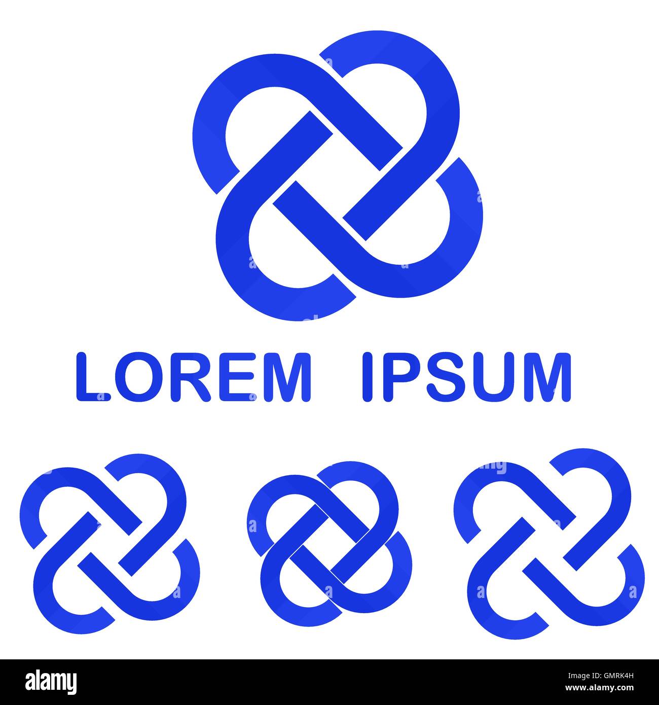 Bogen logo Stock-Vektorgrafiken kaufen - Alamy