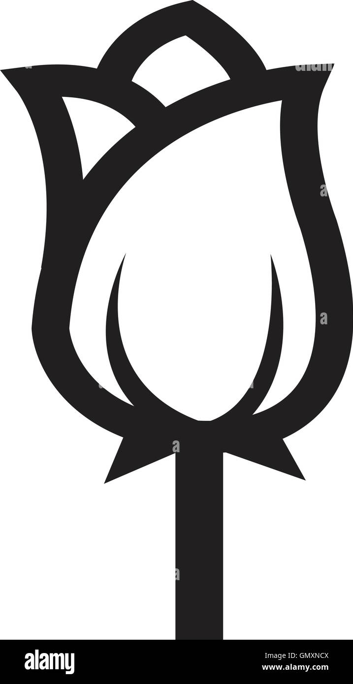 Blume symbol Stock-Vektorgrafiken kaufen - Alamy