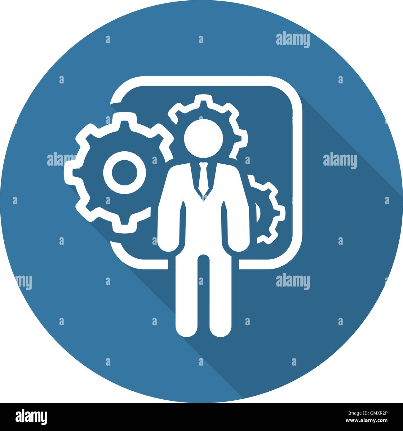 Integration-Management-Symbol. Flaches Design Stock-Vektorgrafik - Alamy