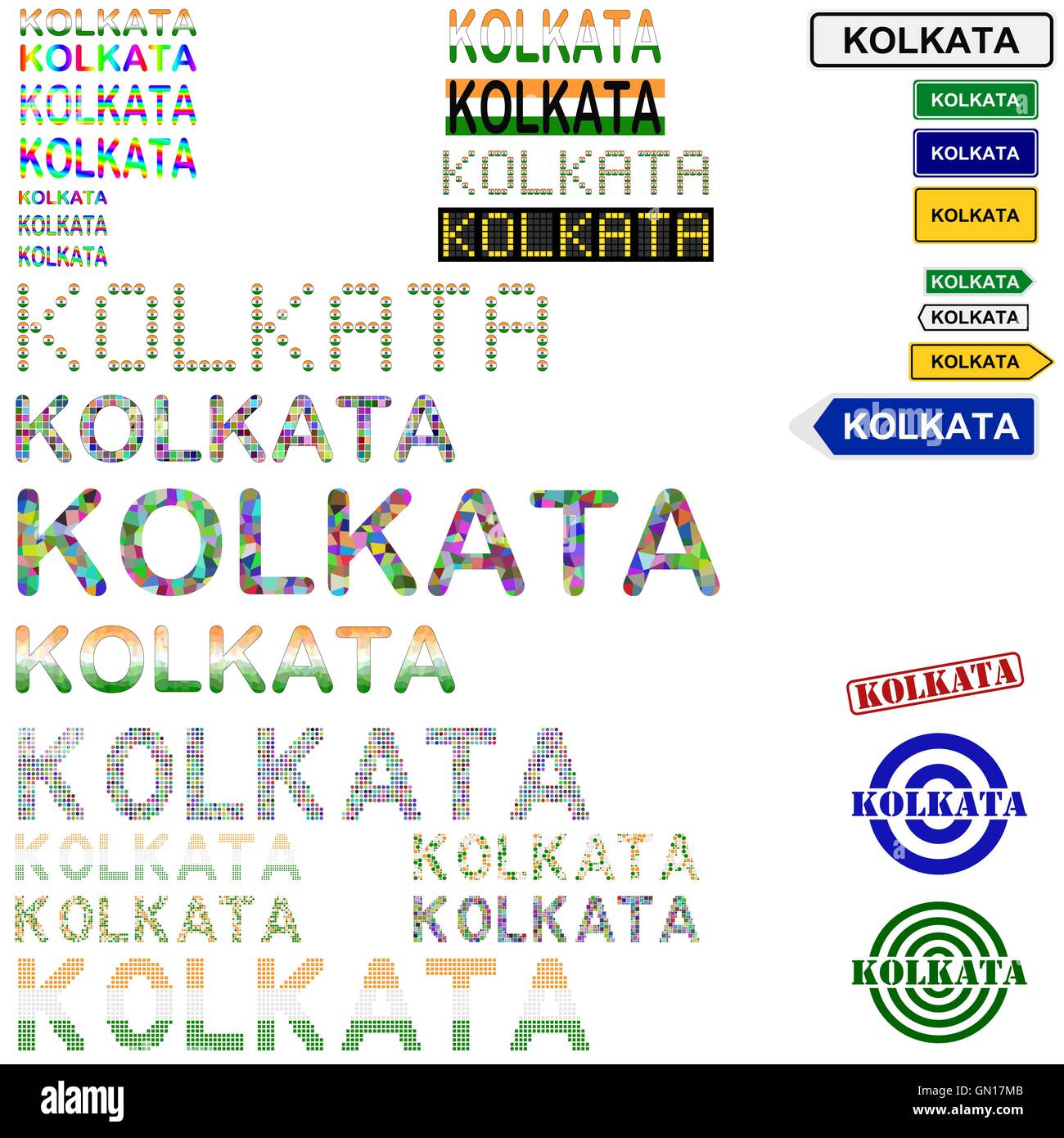 Kalkutta symbol Stock-Vektorgrafiken kaufen - Alamy