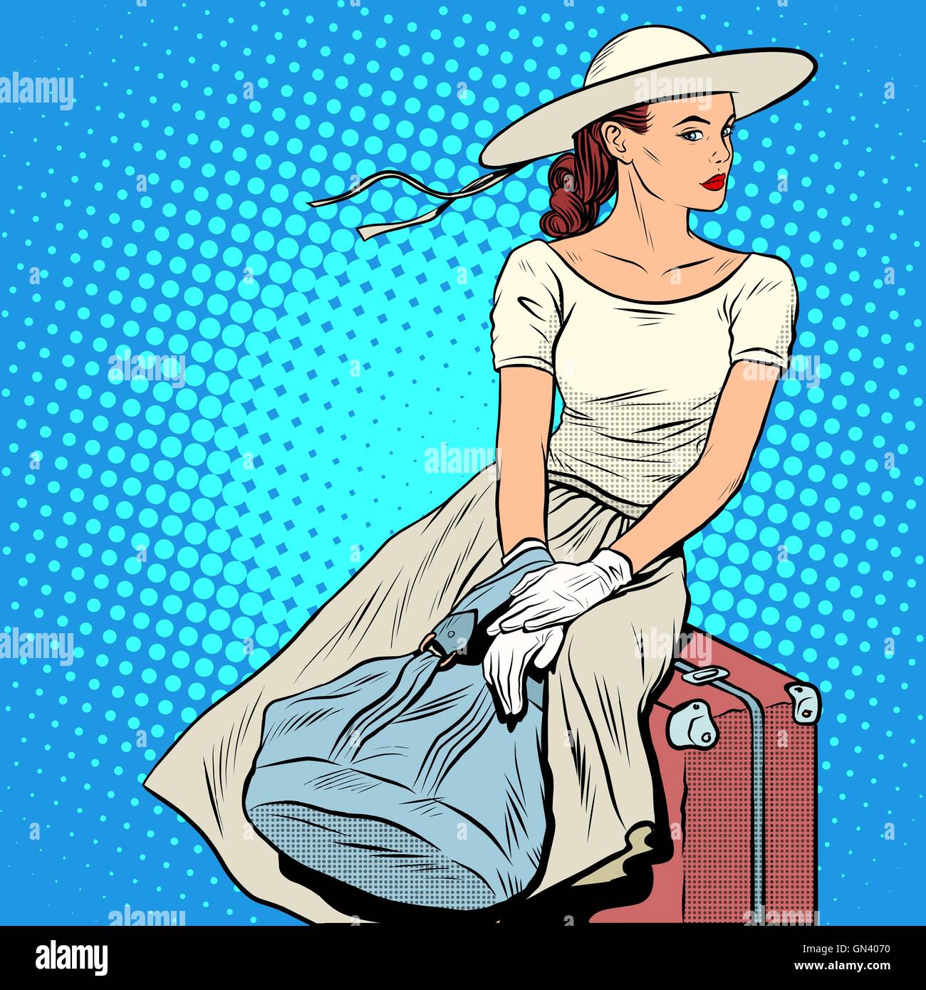 Koffer comic Stock-Vektorgrafiken kaufen - Alamy