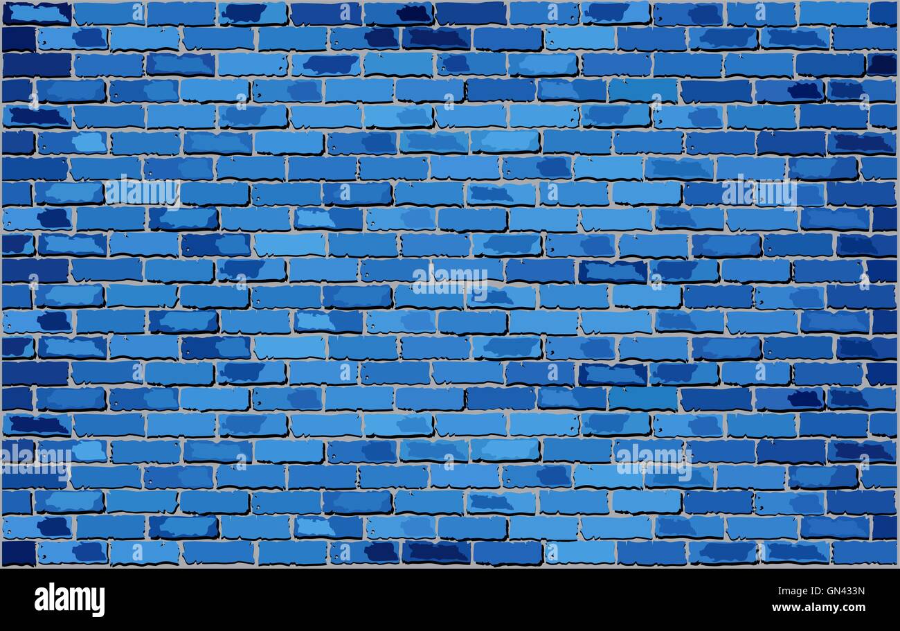 Mauerwerk blau Stock-Vektorgrafiken kaufen - Alamy