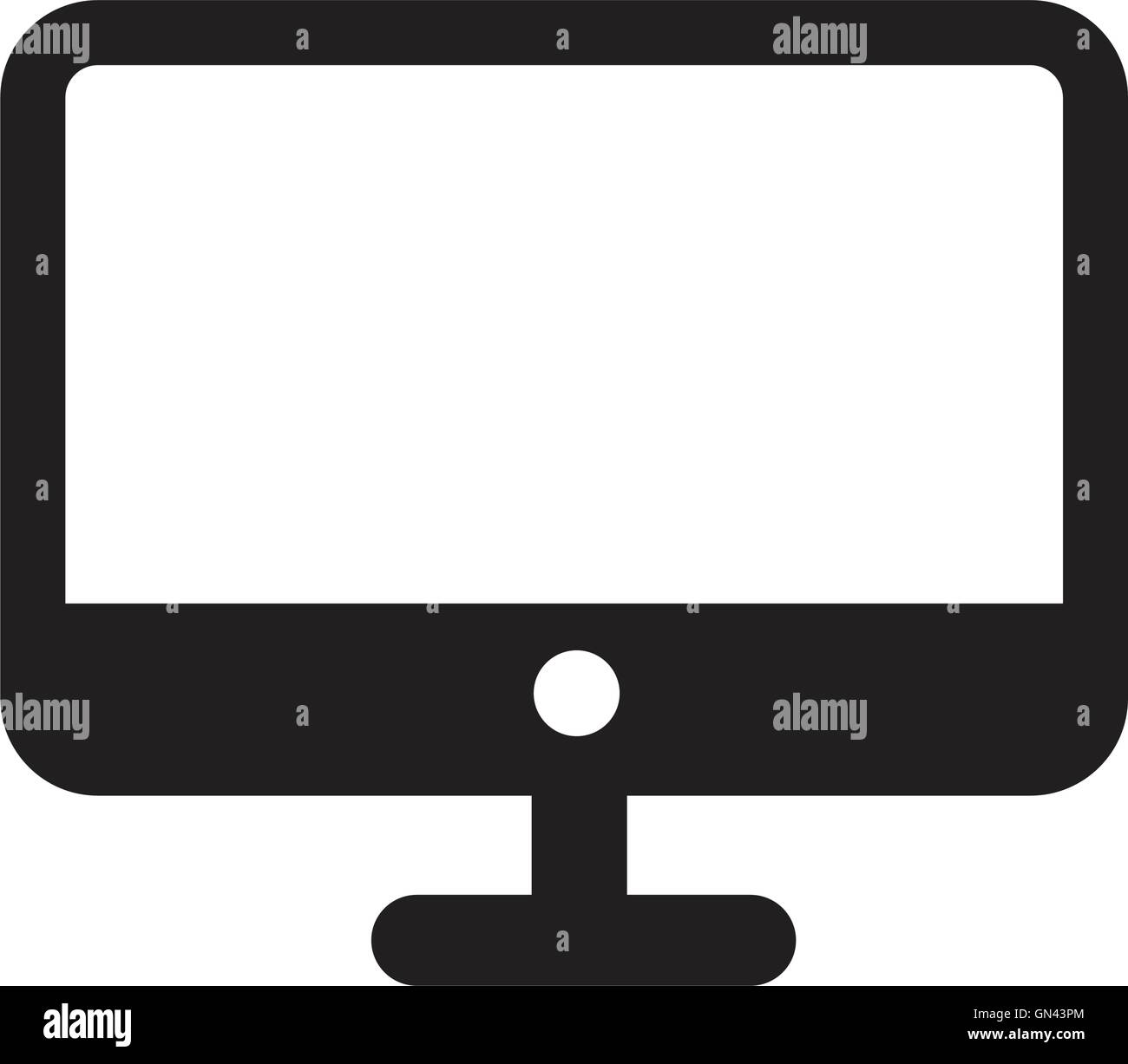 Computer desktop template icon -Fotos und -Bildmaterial in hoher ...